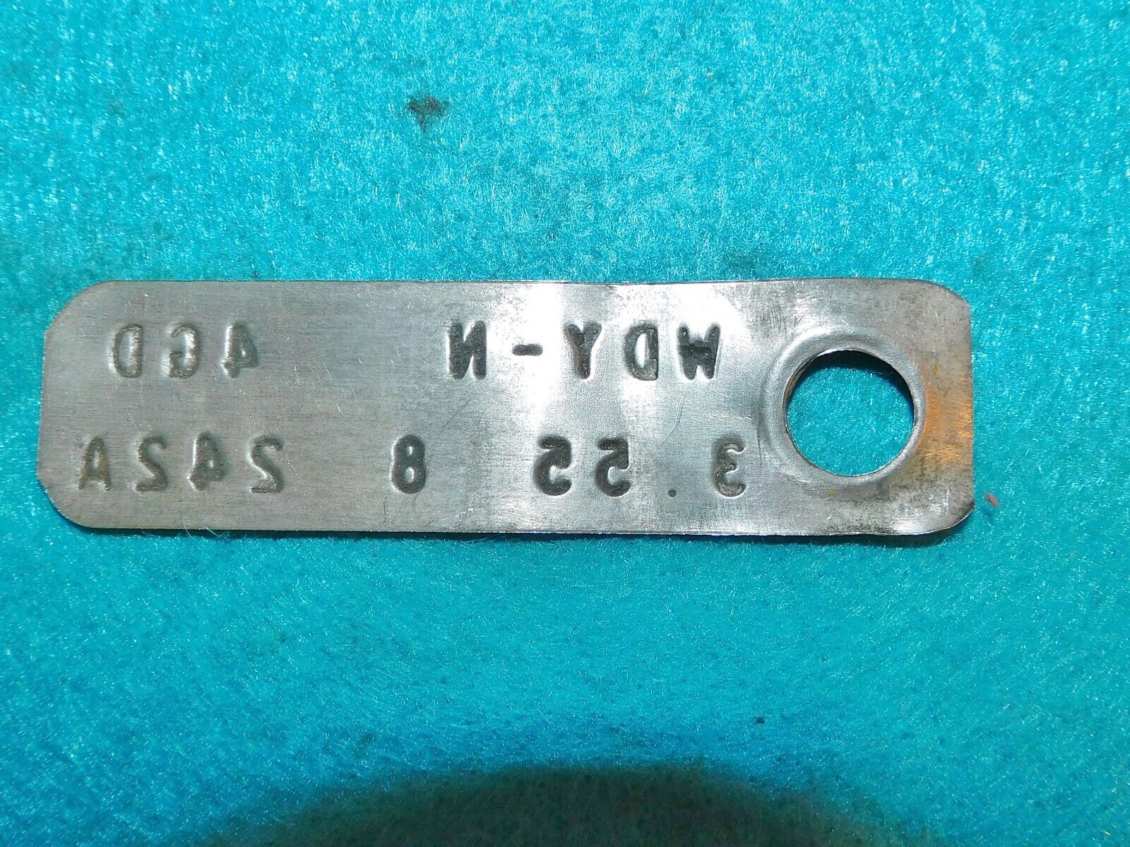 1974 1975 Ford Mustang II ORIG 8" REAR END AXLE DIFFERENTIAL TAG 3.55 ...